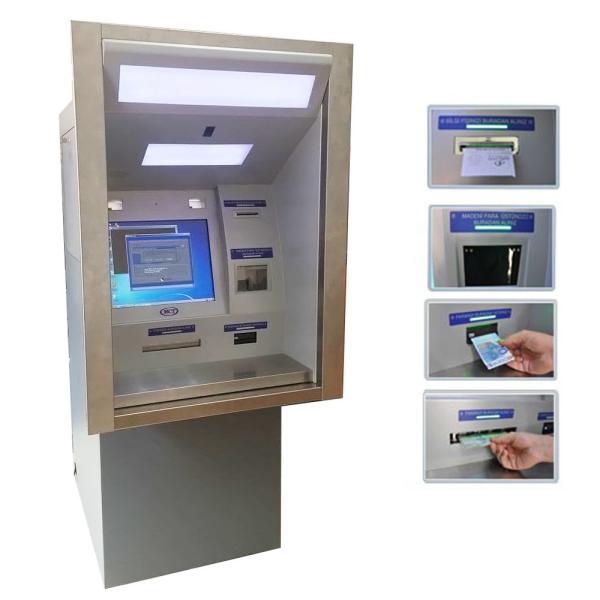 Quality Customized Software Interactive Foreign Currency Exchange Machine 19inch for sale