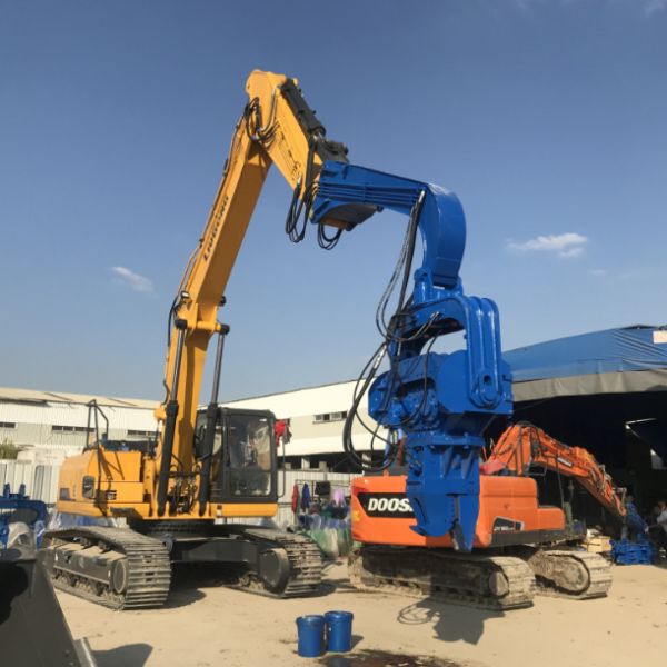 Quality Eco Friendly Hydraulic Static Pile Driver - 670kg Arm Weight & Multi-Pile for sale