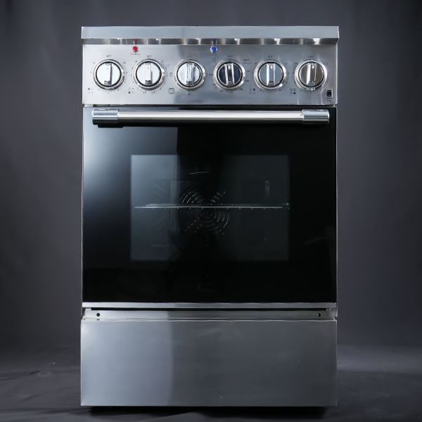 Quality 24'' Freestanding Electric Range 4 Element Electric Stove With Oven 80L / 2.8 Cu.Ft. for sale
