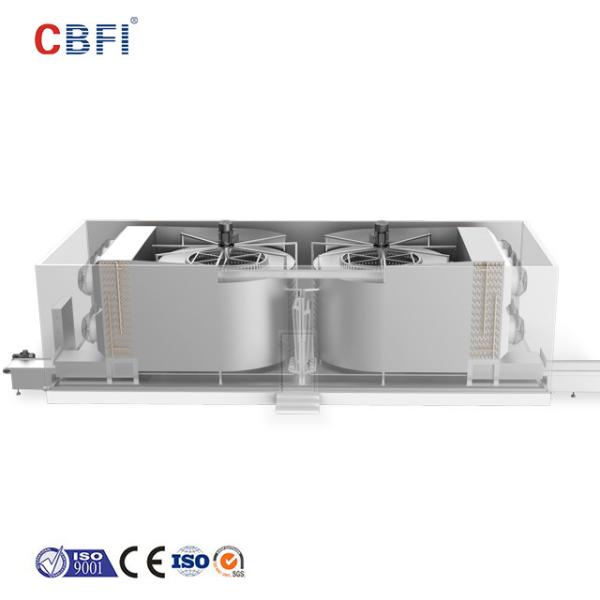 Quality High Efficiency PLC Control System double Spiral Freezer With CE Certification for sale