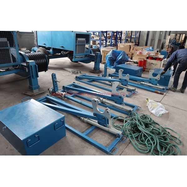 Quality Power Electric Cable Hydraulic Puller With 5Km/H Maximum Pulling Speed for sale