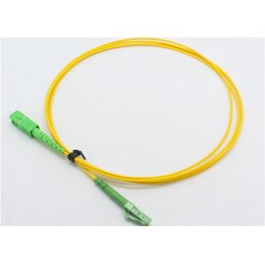 Quality 100% Clean No Dust Fibre Optic Patch Leads LC APC - SC APC SM 9 / 125 Simplex for sale