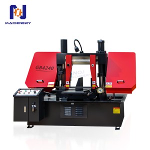 Quality GB4240 Low Prices 400mm Horizontal Metal Band Saw Machine for Metal Cutting for sale