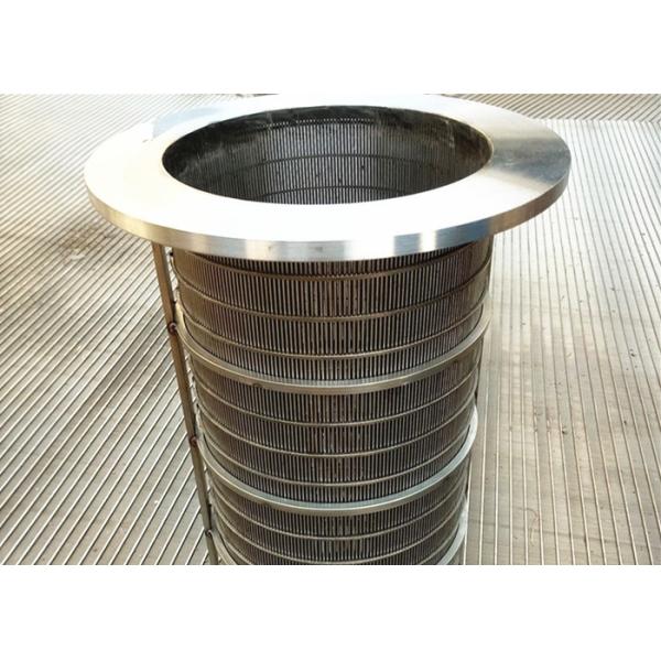 Quality Reverse Flange Wedge Wire Rotary Screen Drum, Filter Element Johnson Wire Screen for sale