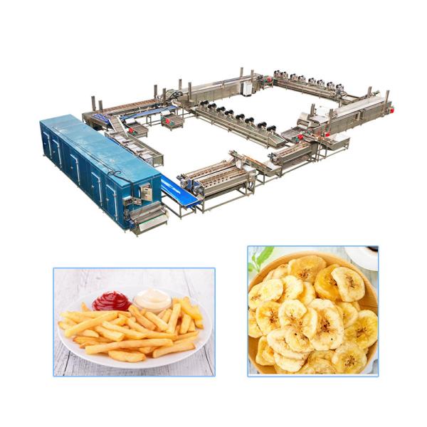 Quality Potato Production Line Automatic French Fries and Potato Chips Processing Line for sale