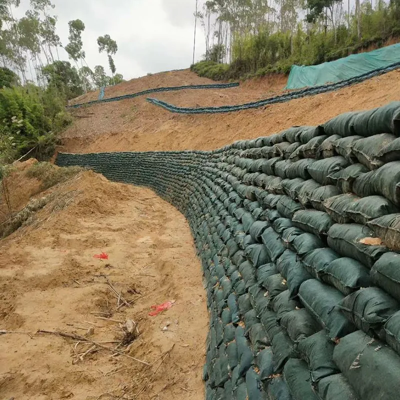 Nonwoven Geobag Polyester/PP Geobag for Slope Protection and Grass Dam to Protect Ecological Environment