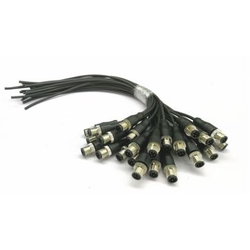 Quality Over - Molded Circular Connector Cable Assembly M12 Sensor Cable Length 100 / for sale