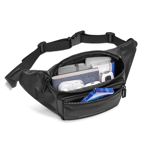 Quality Customized Logo Multi Function Waterproof Waist Bag Against Theft for sale