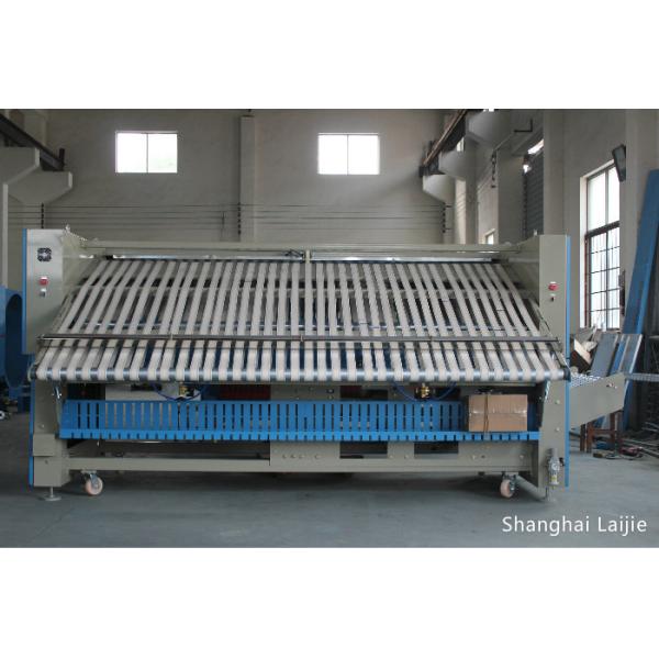 Quality 380V Heavy Duty Bed Sheet Folding Machine , Automatic Laundry Folder for sale