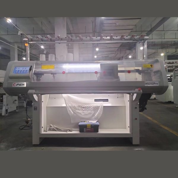 Quality Automatic Double Knitting Method Flat Sweater Knitting Machine For Hat Production for sale