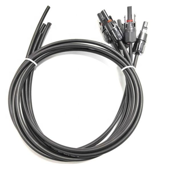 Quality Black / Red 1000v 1500V Solar Cable , 10 Awg 8 Awg Solar Wire for sale