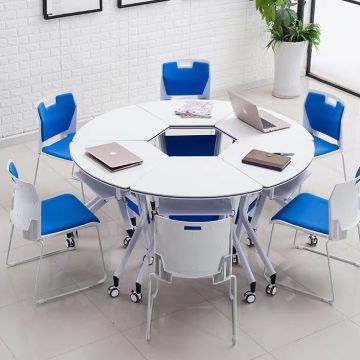 Quality Customizable Folding Training Hexagonal Combination Table for Multifunctional for sale