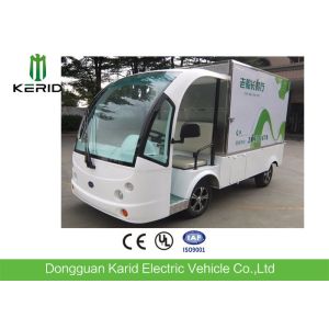 Quality Battery Powered Utility Bus / 2 Front Seats Electric Cargo Vehicle With 1 Ton for sale