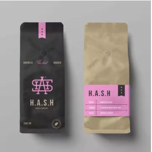 Quality Spice Food Usage Custom Aluminum Foil Stand Up Pouch Kraft Paper Bags With for sale