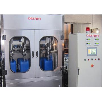 Quality Four Nozzles Ex Proof Automatic Chemical Liquid Jerrycan Filling Machine for sale