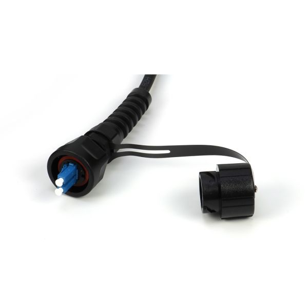 Quality FTTH Drop Cable Patchcord G657A1 LZOH SC/APC-SC/APC, 3.0*2.0mm, Non Messenger for sale