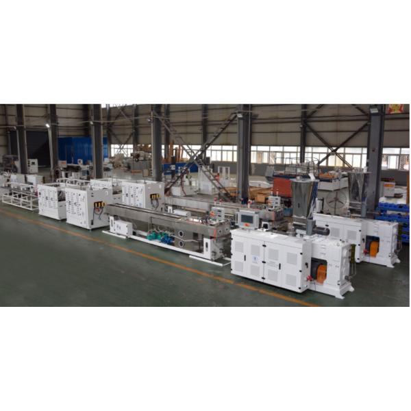 Quality 1/2’-1''-1-1/2'' PVC Pipe Production Line With HYZS55/120 Conic Twin Screw Extruder for sale
