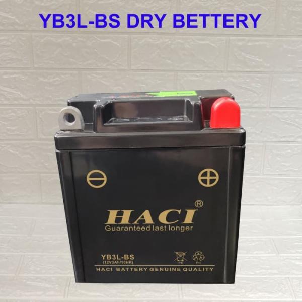 Quality Black YB3 Motorcycle Lead Acid Battery A Grade Moto Battery Replacement for sale
