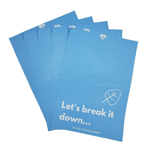 Quality Custom Printed Corn Starch Made Biodegradable Eco Friendly Plastic Mailing for sale