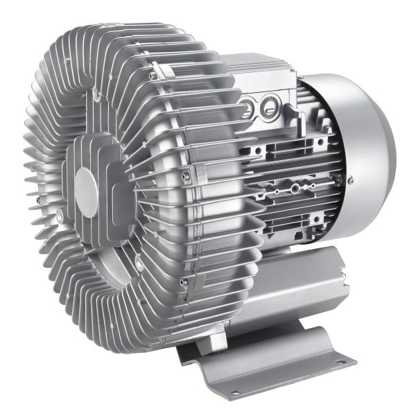 Quality 2.2 KW Side Channel Vortex Air Ring Blower 376m3/h 1 Phase 200mbar for sale