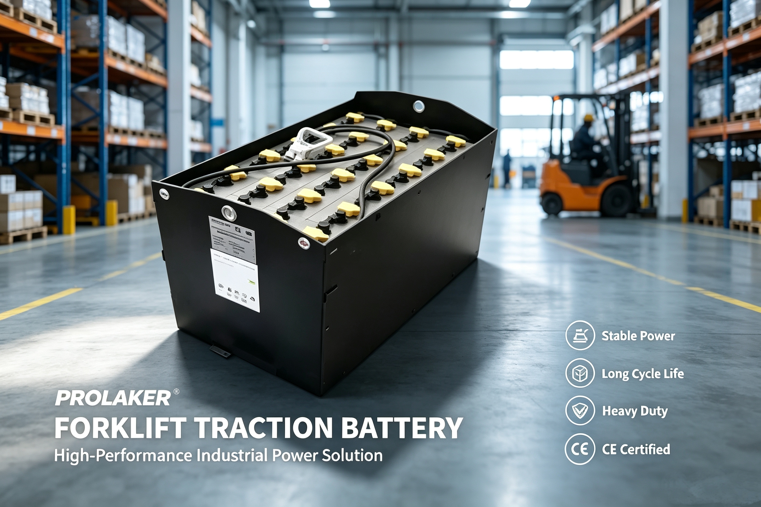 Quality 1000Ah 36V Forklift Traction Battery Durable Environmentally Friendly for sale