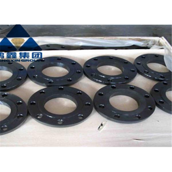 Quality ASTM A105 ASME B16.5 Weld Neck Raised Face Flange 2 Inch Black Paint Treatment for sale