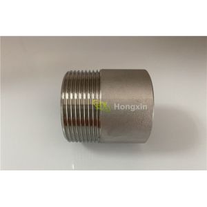 Quality ASTM A733 Black coated steel pipe nipples seamless pipe thread nipples for sale
