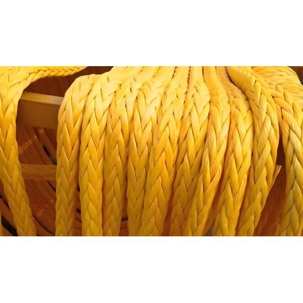 Quality Industrial Uhmw Synthetic Rope High Longevity Uv Resistant Customized UHMWPE Rope for sale
