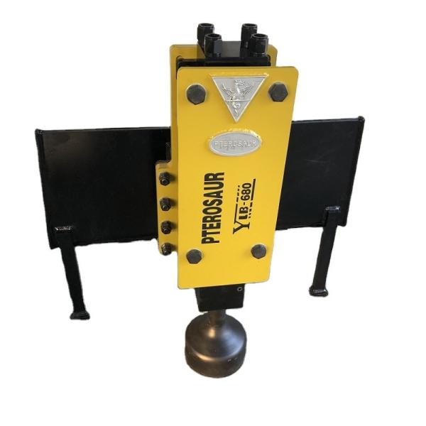 Quality Pile Driver Post Pile For Skid Steer Loader 2.5-8 Ton With Adapter to Mount for sale