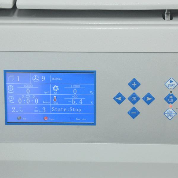 Quality Microprocessor Tabletop Refrigerated Centrifuge , SS304 360mm Chamber Fixed for sale