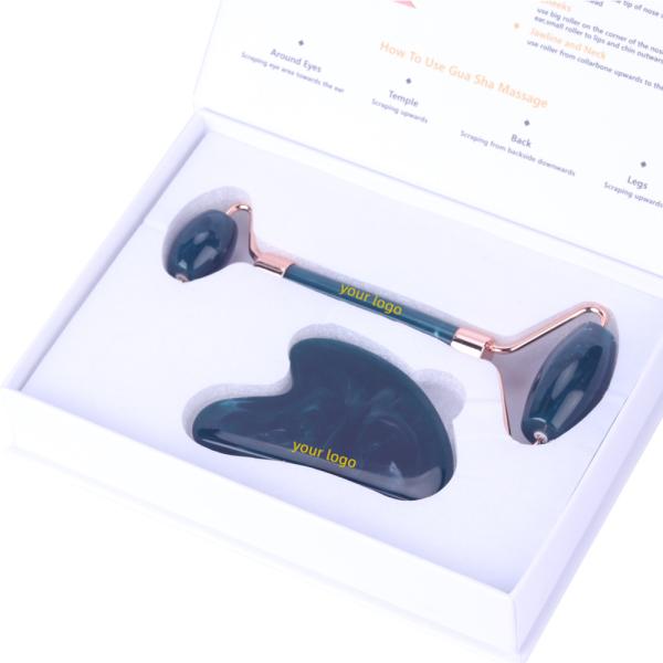 Quality Fashionable Skincare Face Jade Roller pink Quartz Stone Face Roller for sale