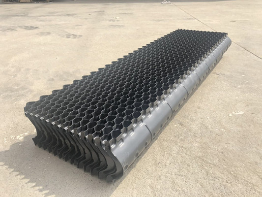 Quality PVC Cooling Tower Drift Eliminator Types Black Cooling Tower Internal Components for sale