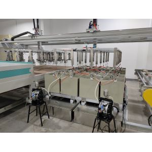 Quality Rotary Coating Machine 24 Working Station For Food Packaging Industry Vacuum for sale