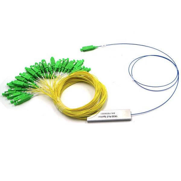 Quality 900um Loose Tube FTTH 1x32 PLC Fiber Optic Splitter for sale