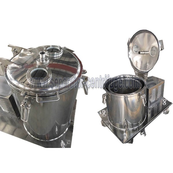 Quality Automatic CBD Oil Centrifuge With Jacket For Bitanical Oil Soak And Spin for sale