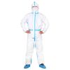 china Disinfect Bio Security Type 4 Disposable Coveralls 65g SF Microporous Suit For