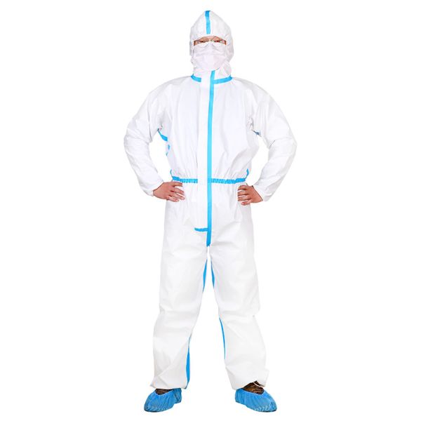 Quality Disinfect Bio Security Type 4 Disposable Coveralls 65g SF Microporous Suit For Men Women for sale