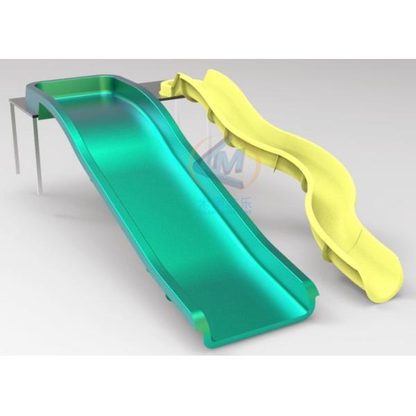 Quality Commercial Fibreglass Pool Water Slide Fun Pool Slides Safety For Entertainment for sale
