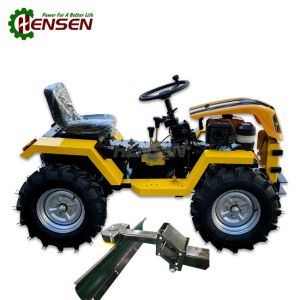 Quality Gasoline Multipurpose Mini Tractor 4WD Tractor With Soil Leveler for sale