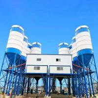 Quality Automatic HZS180 Concrete Batching Plant 260Kw Ready Mix Concrete Plant for sale