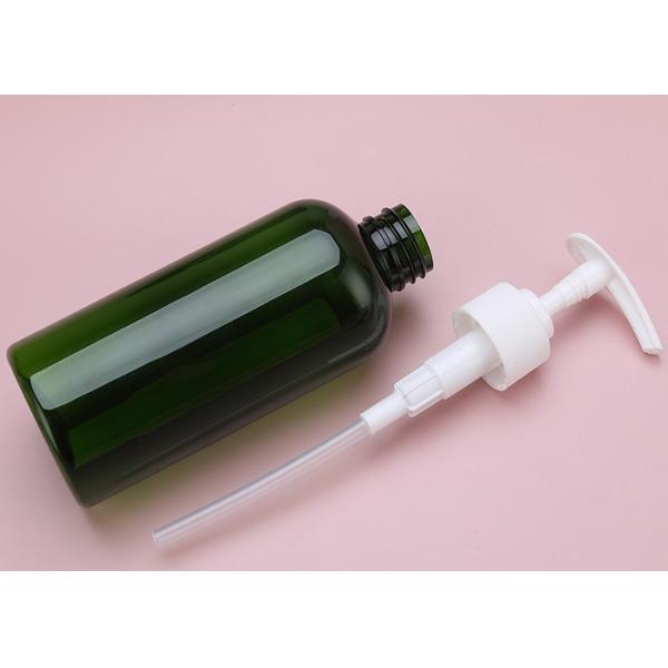 Quality Press Cap 25mm Green Plastic Pump Dispenser Bottle 144*58mm for sale