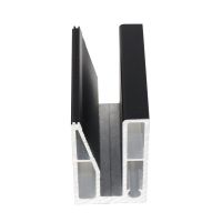 Quality Modernize Your Surroundings Aluminum Glass Fence and Gutter for Minimalist Style for sale