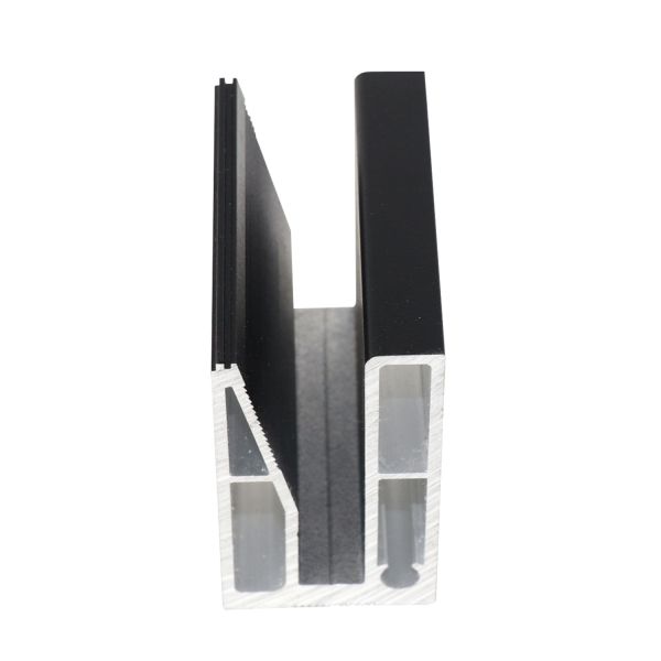 Quality Modernize Your Surroundings Aluminum Glass Fence and Gutter for Minimalist Style for sale