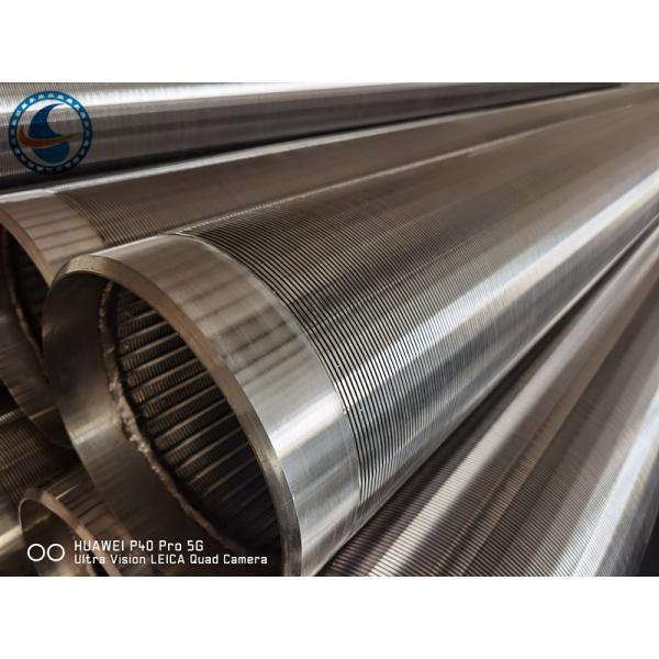 Quality 304SS Continuous Slot Profile Wire Screen Filter 8-5/8" #40 Slot Opening for sale