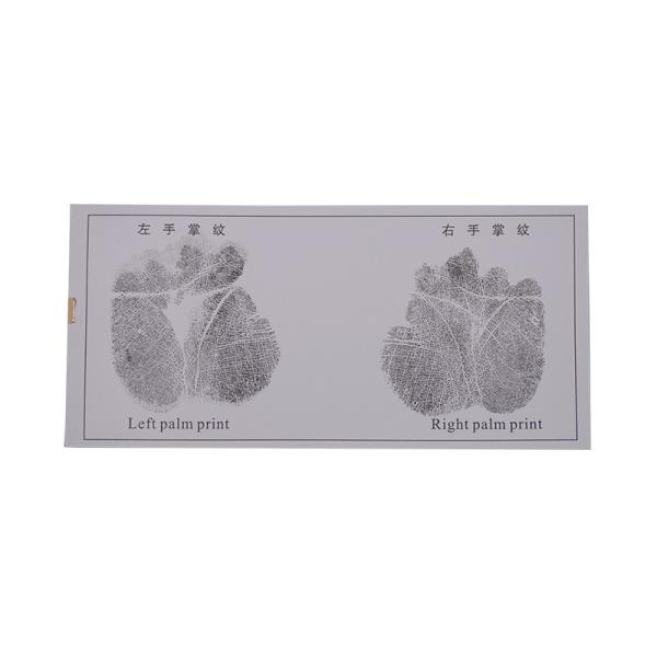 Quality E037 Palm print record card for sale