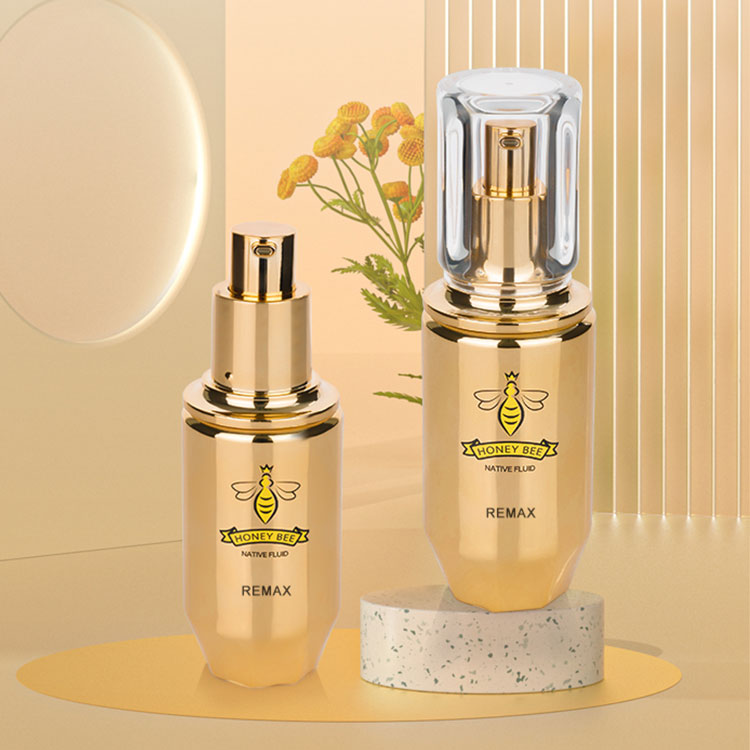 glass lotion bottle