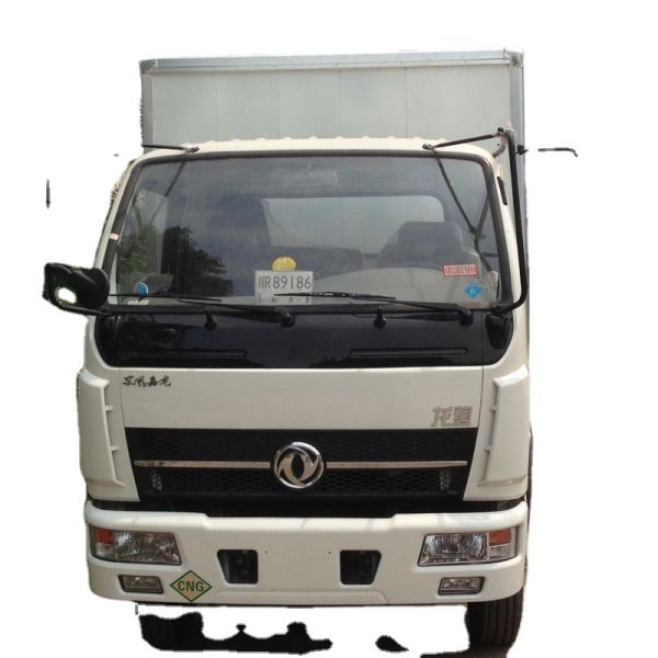 Quality 4X2 Cummins Engine Manual Automatic Euro 4 CNG Left Cargo Truck For Dongfeng Mini Van for sale