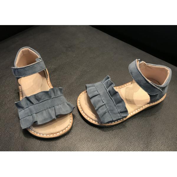 Quality Summer Wide Feet Doeskin Stylish Kids Shoes for sale