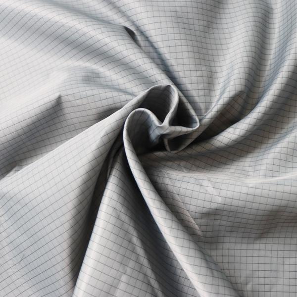 Quality 98% Polyester 2% Carbon Fiber 5mm Conductive Grid ESD Fabric for sale
