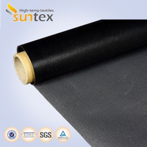 Quality Flexible PTFE Coated Fiberglass Fabric Designed for High Temperature Protection for sale